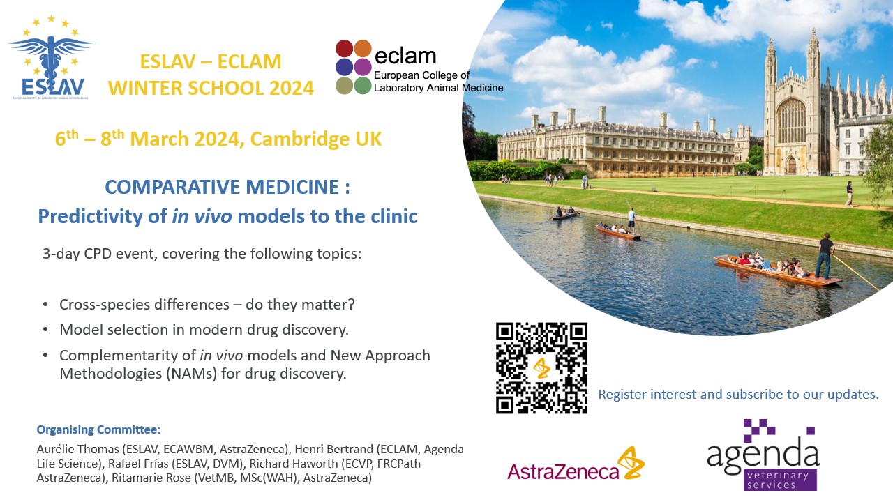 ESLAV – EUROPEAN SOCIETY OF LABORATORY ANIMAL VETERINARIANS